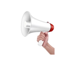 Pyle Bullhorn Megaphone Speaker System, Loud Voice, Large Siren ...