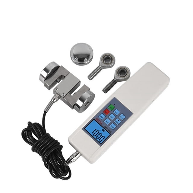 Hand held digital force gauge HF-1KN external sensor Push Pull Force ...