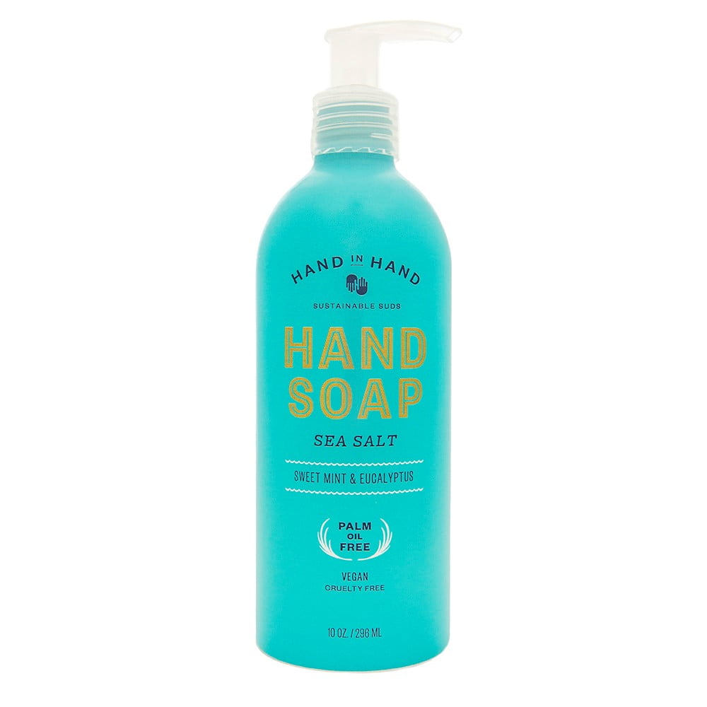 Hand in Hand Soap Liquid Hand Soap Sea Salt Sweet Mint & Eucalyptus ...