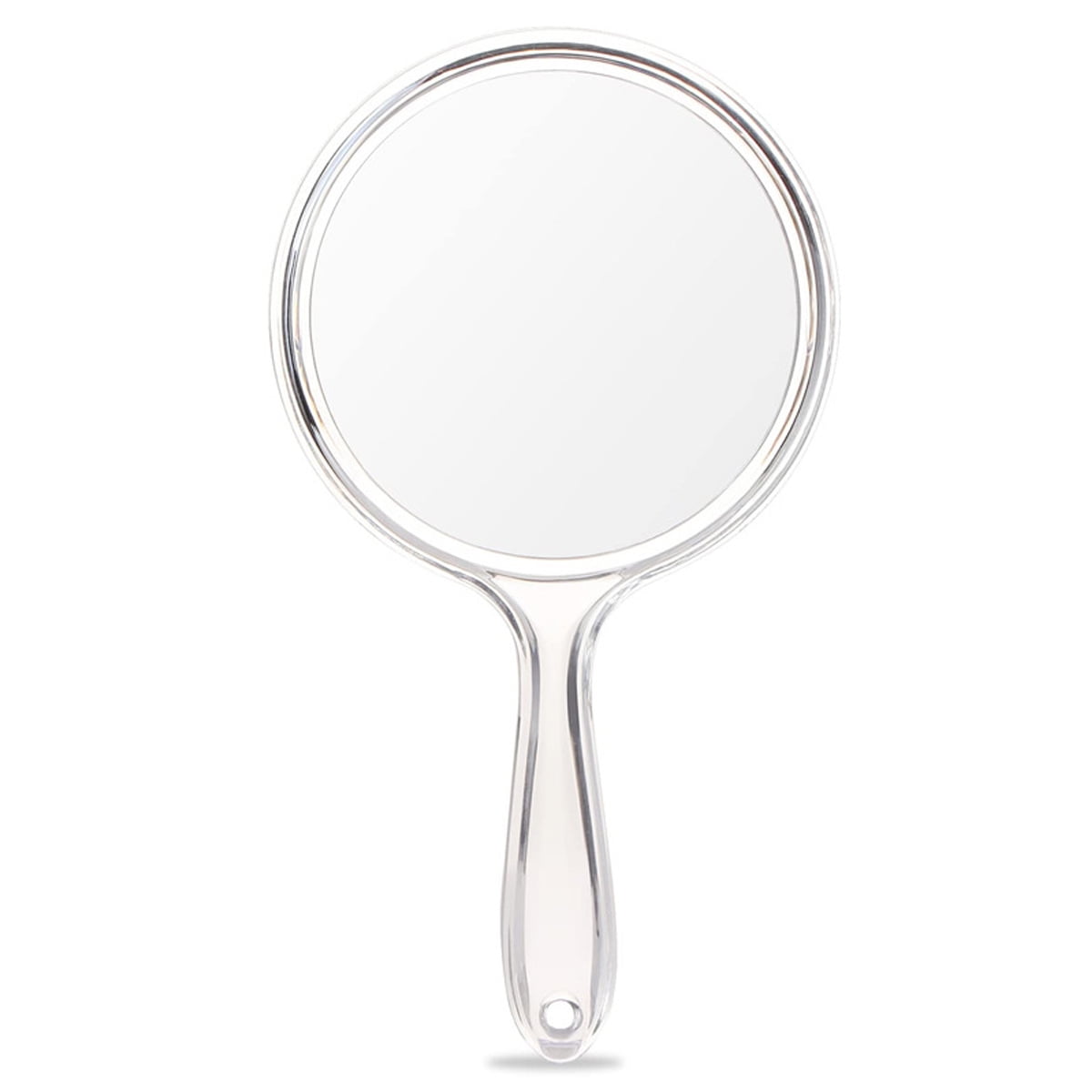 Hand mirror, double side hand mirror 1X/2X magnifying glass with ...