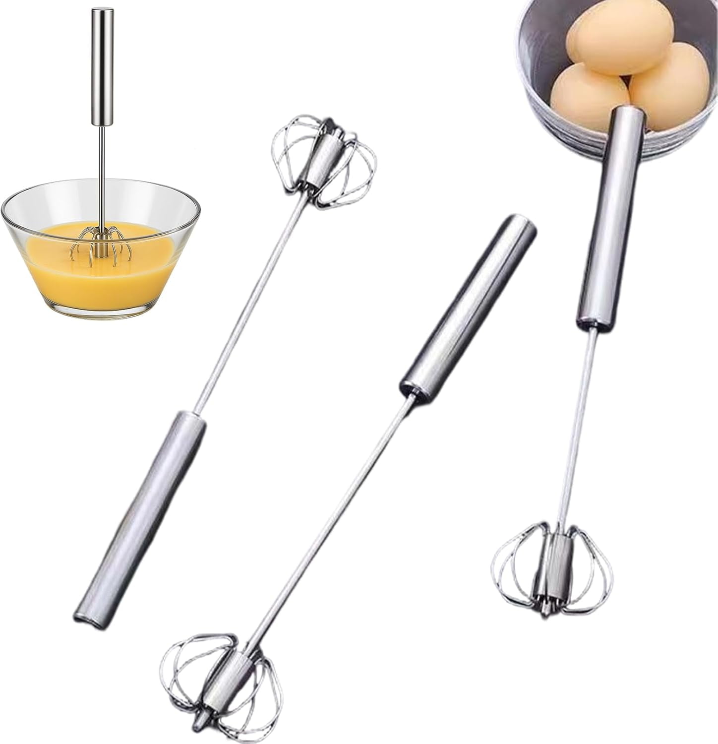 Hand mixer whisk Whisker Semi auto whisk Egg beater hand crank Pancake ...