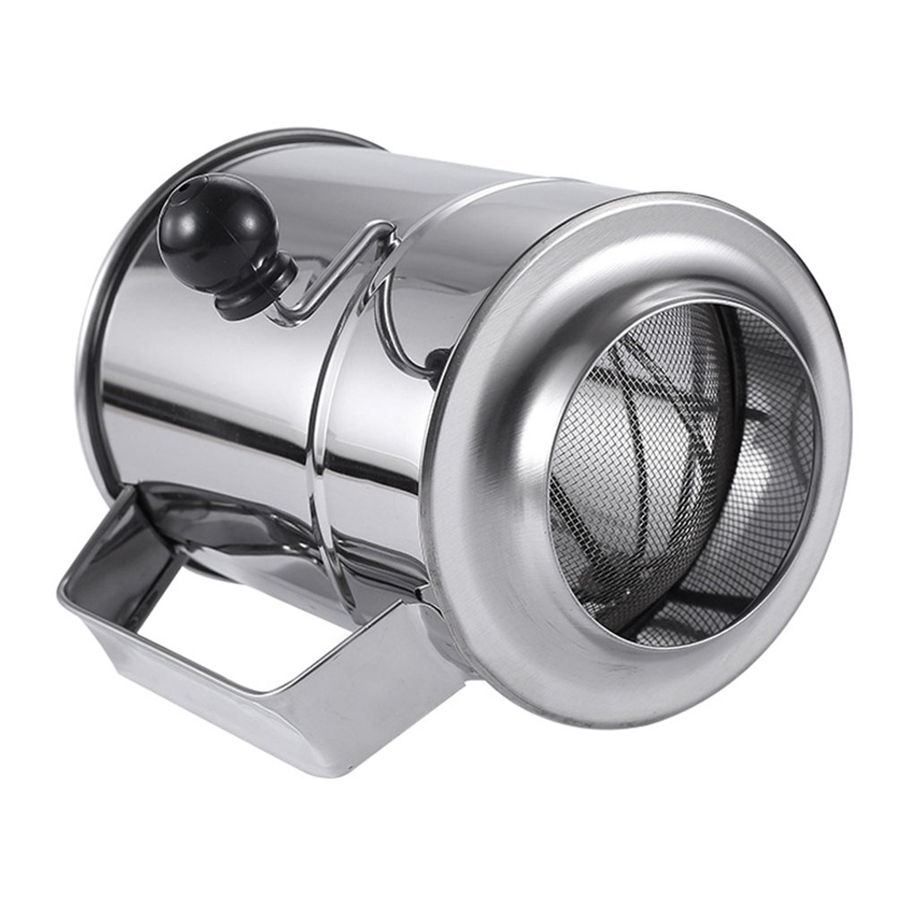 Hand-operated Powder Sieve Kitchen Flour Filter Baking Sifter Stainless ...