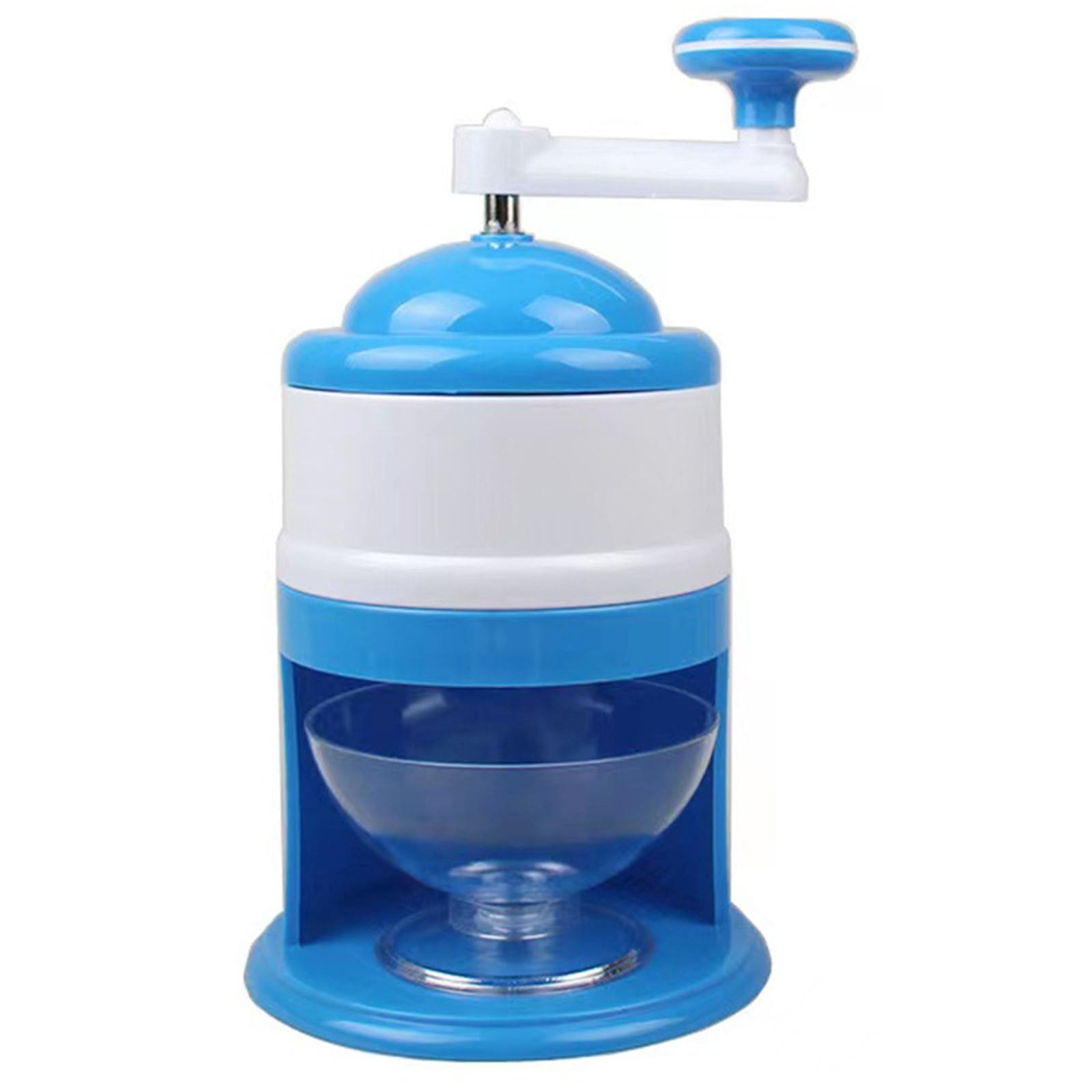 Hand-operated ice shaver snow cone machine ice crusher for home ...