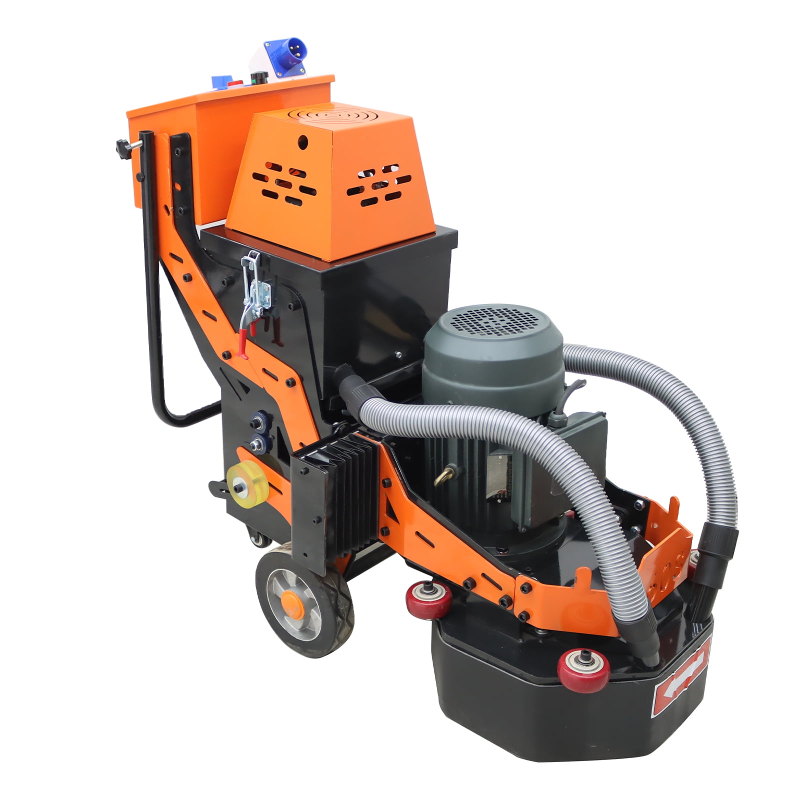 Hand-push Cement Ground Grinder Concrete Floor Polishing Machine Vacuum ...