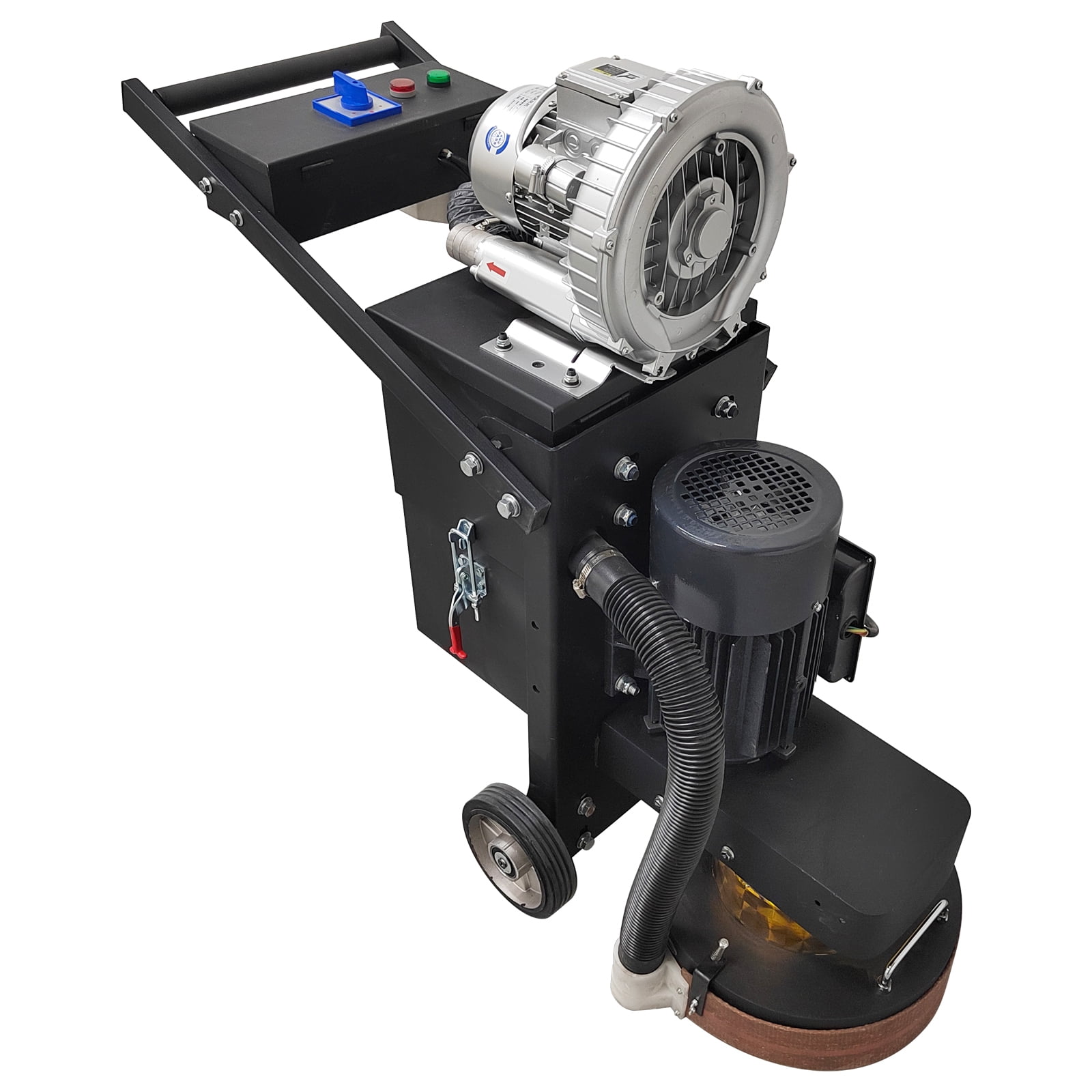 Hand-push Cement Ground Grinder Concrete Floor Sander External Fan 220V ...