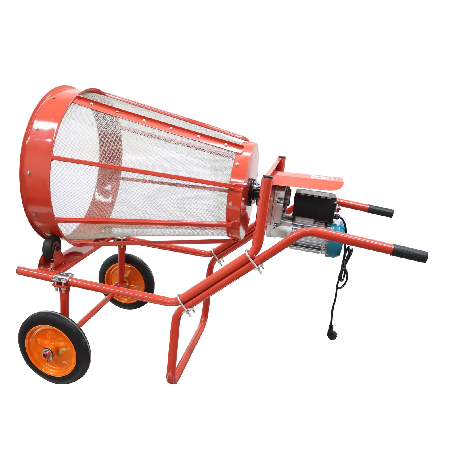 Hand-push Type Rotary Sand Screening Machine Sand Screen Electric ...