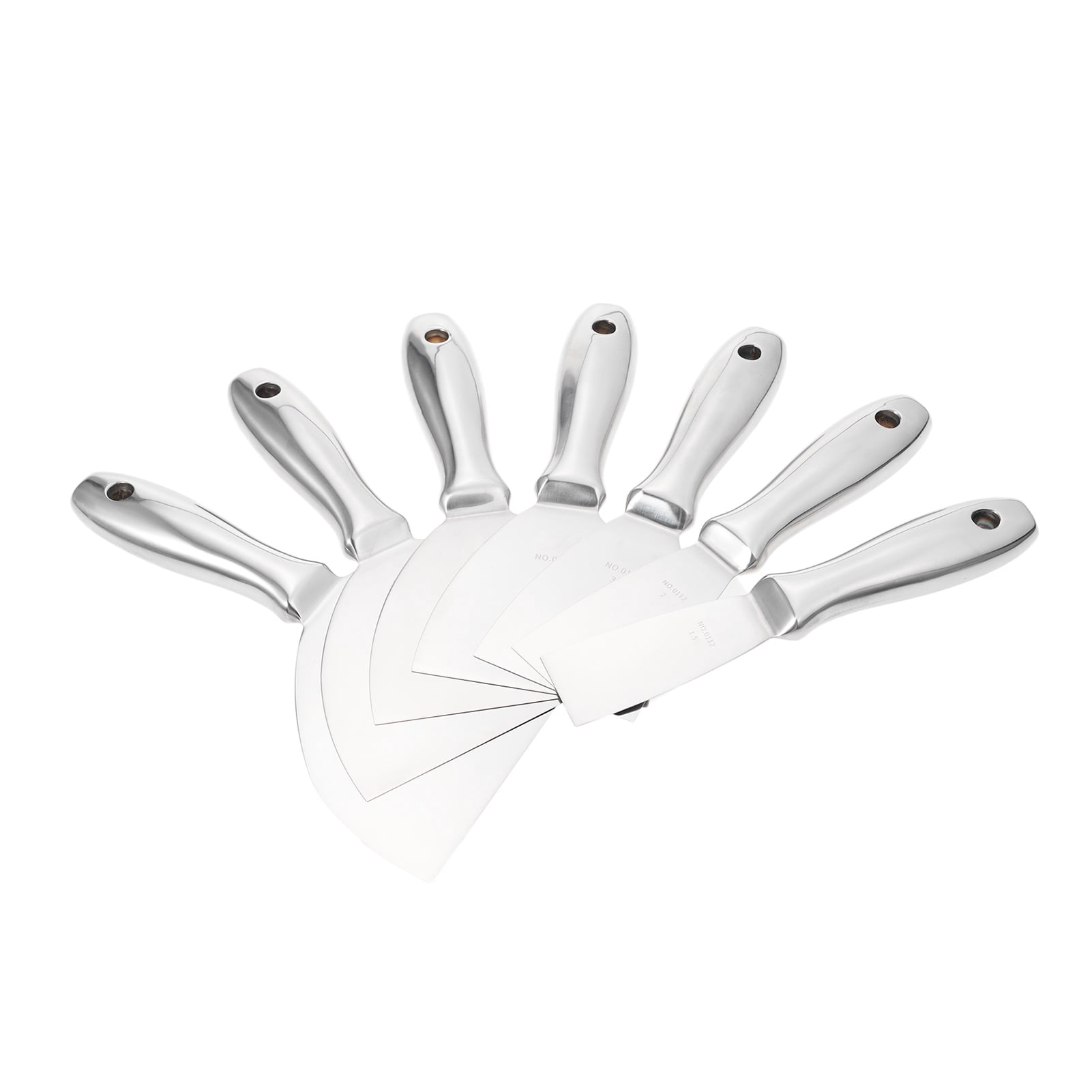 Hand tools shovel,Set 1.5/2/3/4/5/6/8 Inch Scraper Knife Paint 5pcs ...