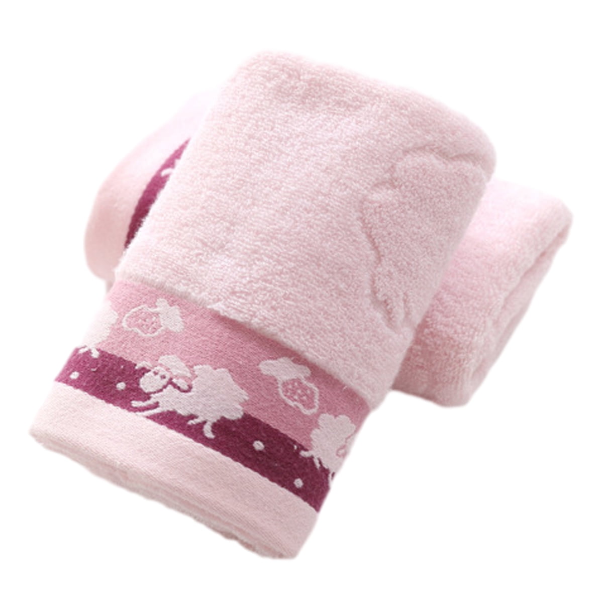 Hand towel set of 2 patterned cotton bathroom soft decorative towel for ...