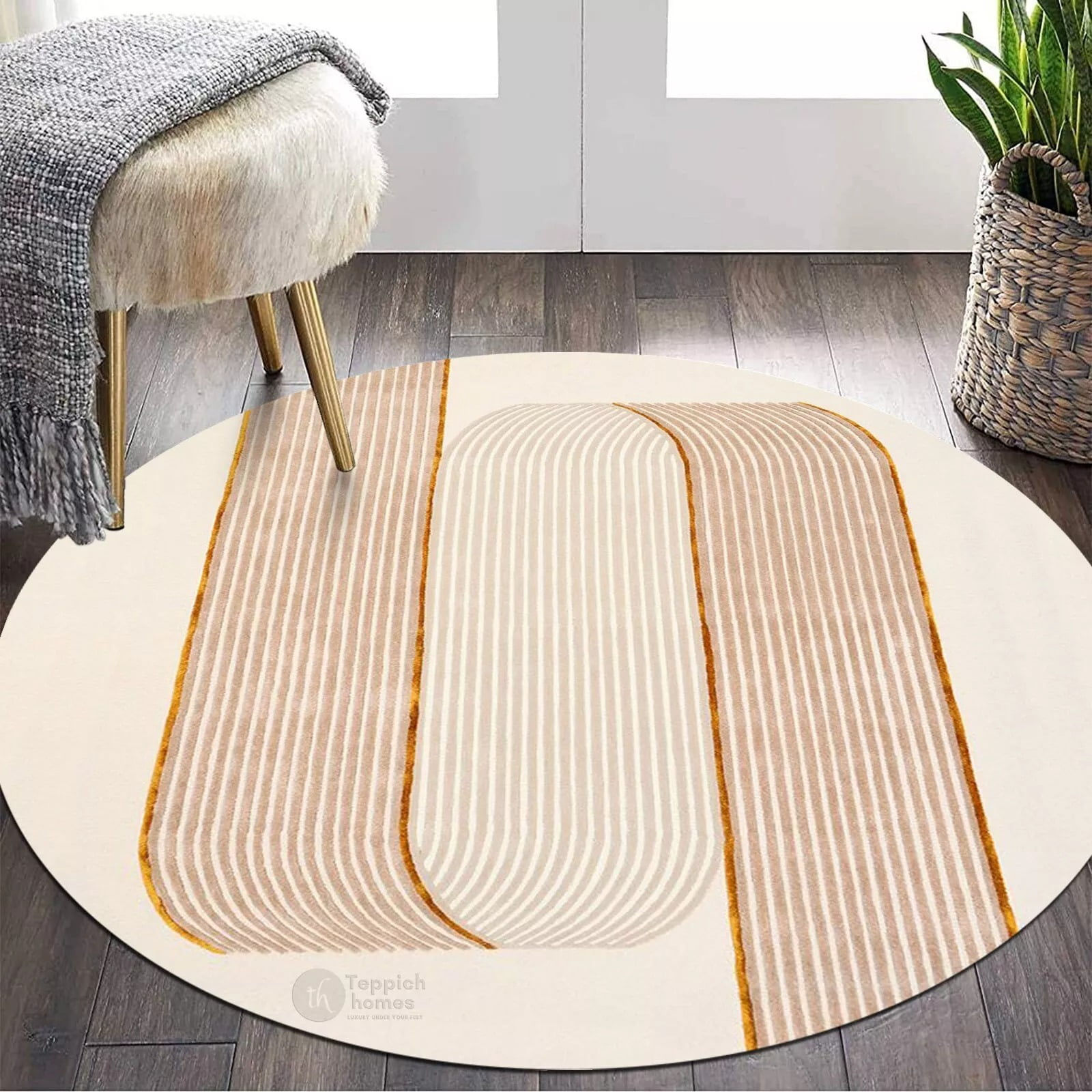 Hand tuft rug, Beige wool carpet, 15x15 Bed, Living room area rugs ...