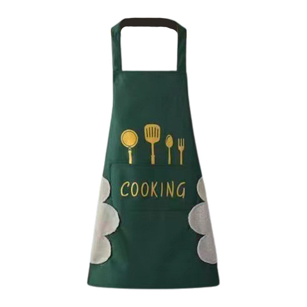 Hand-wipeable apron Kitchen Cooking Home Work PVC Apron Oil Waterproof ...