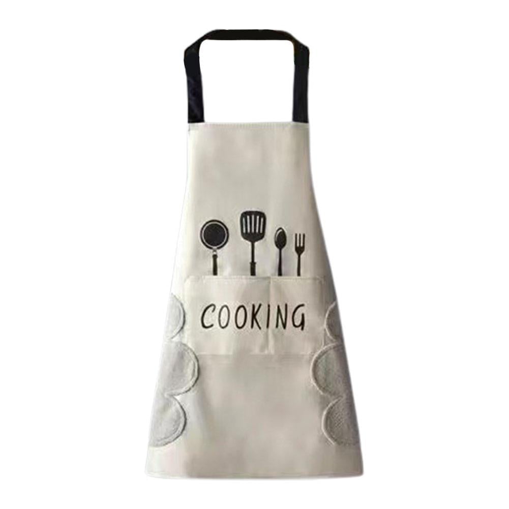 Hand-wipeable apron Kitchen Cooking Home Work PVC Apron Oil Waterproof ...