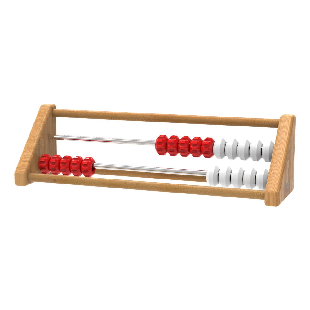 hand2mind 20-Bead Wooden Sensory Rekenrek, Number Rack for Kids, Abacus ...