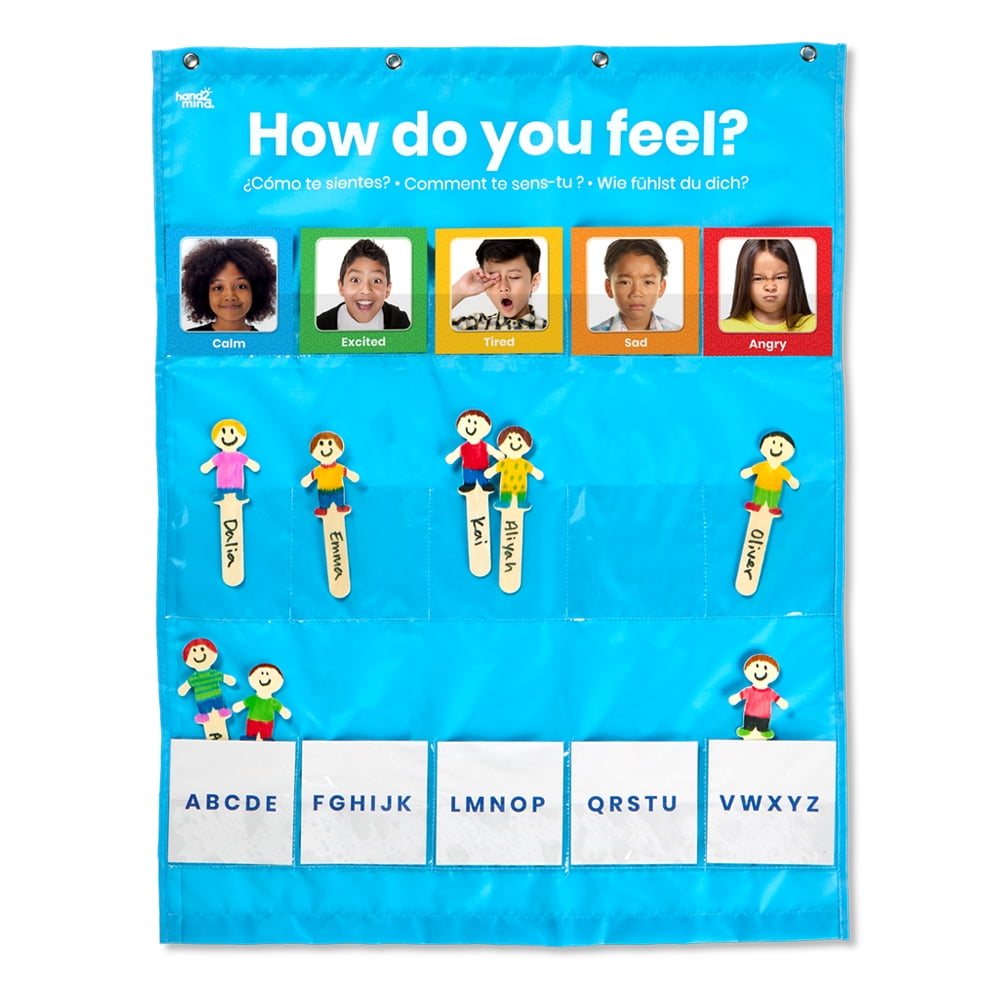hand2mind, Emotion Classroom Chart, 23"x29", Feelings & SEL - Walmart.com