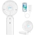 HandFan 5200mAh Portable Handheld Fan, Foldable Personal Fan, Battery ...