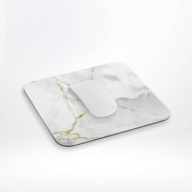 HandStands Deluxe Mouse Mat - White Marble - Walmart Business Supplies