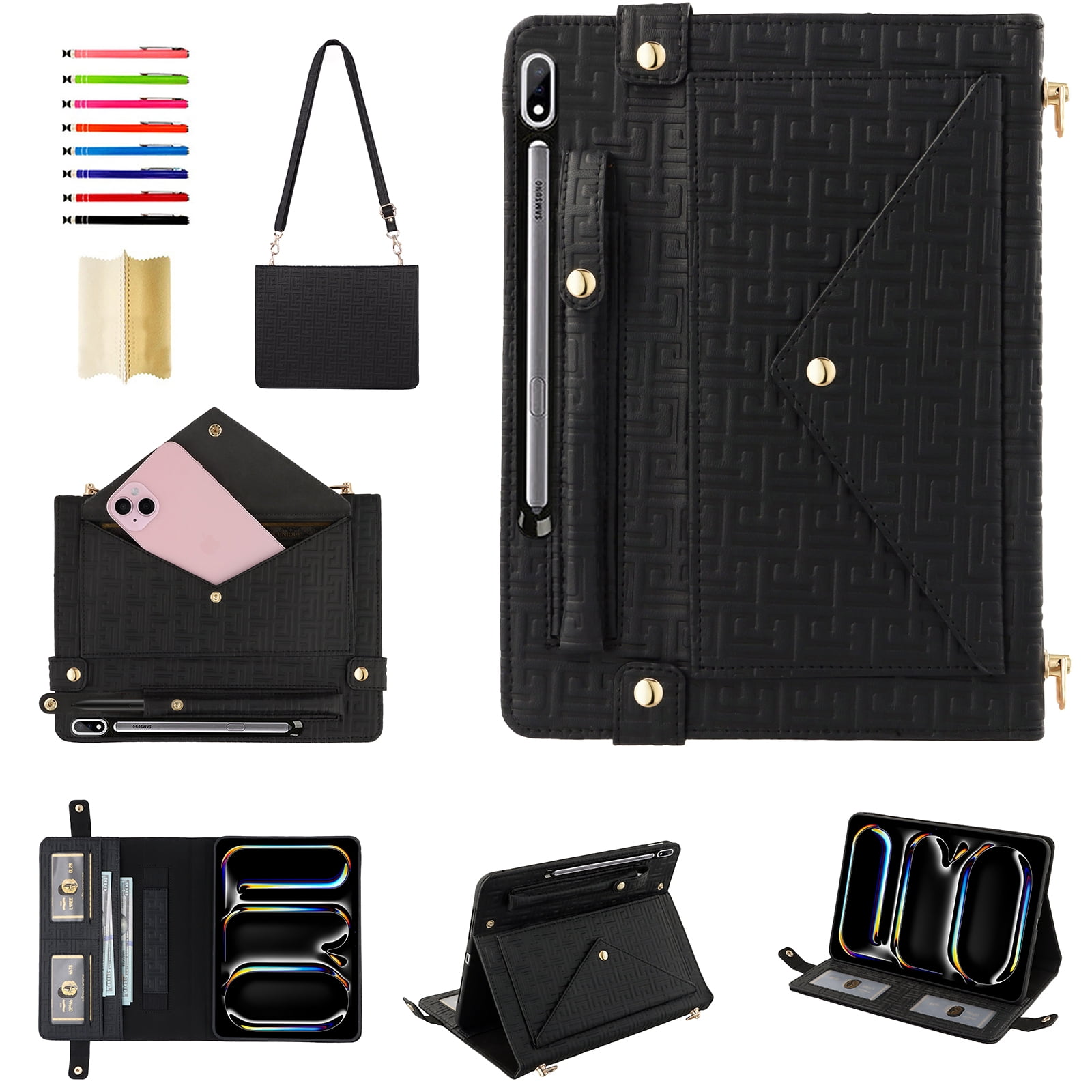 Handbag Case for Galaxy Tab S10 Ultra/S9 Ultra/S8 Ultra 2022 , Flip ...