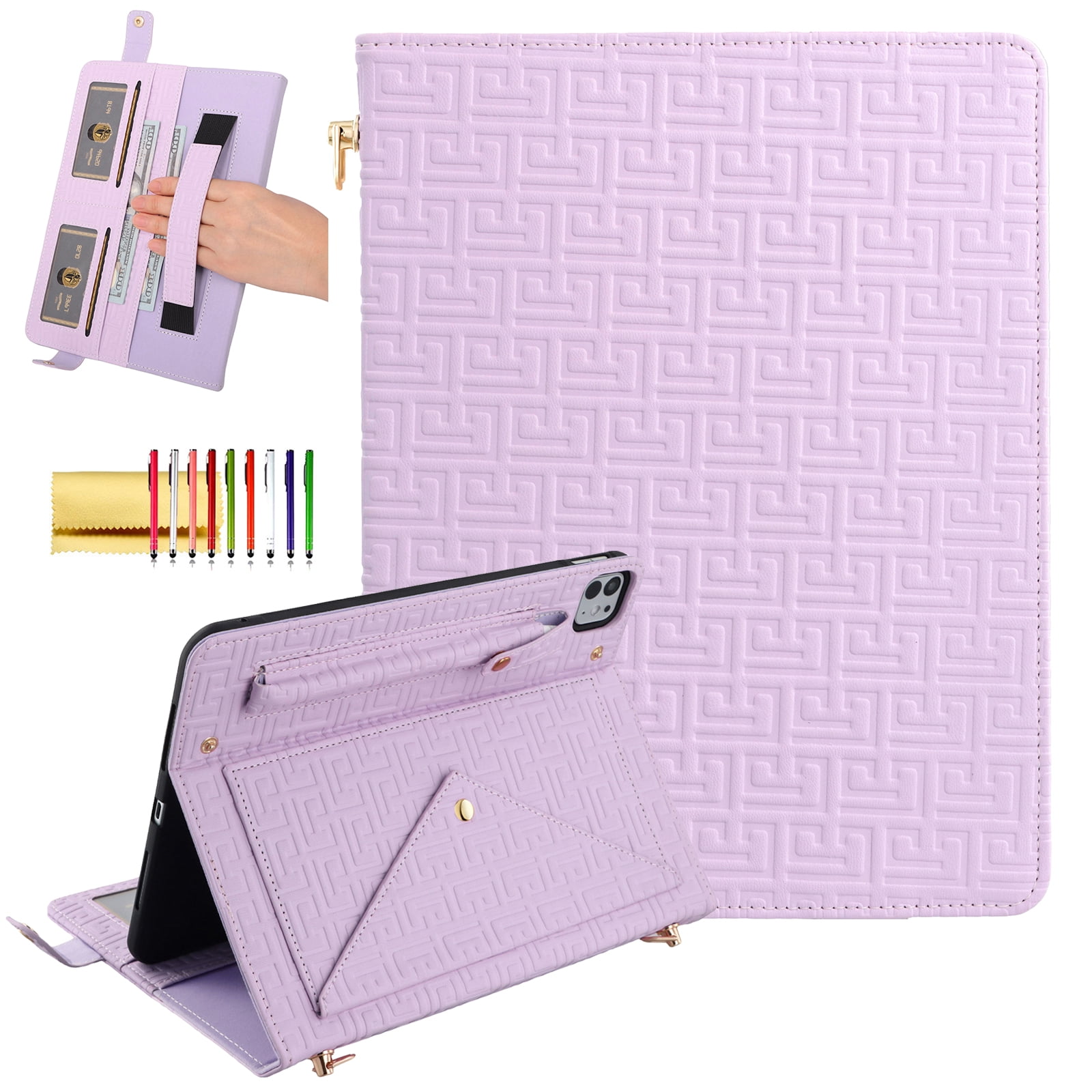 Handbag Case for iPad Air 13" M2 2024/iPad Pro 12.9 2022/2021/2020/2018 ...