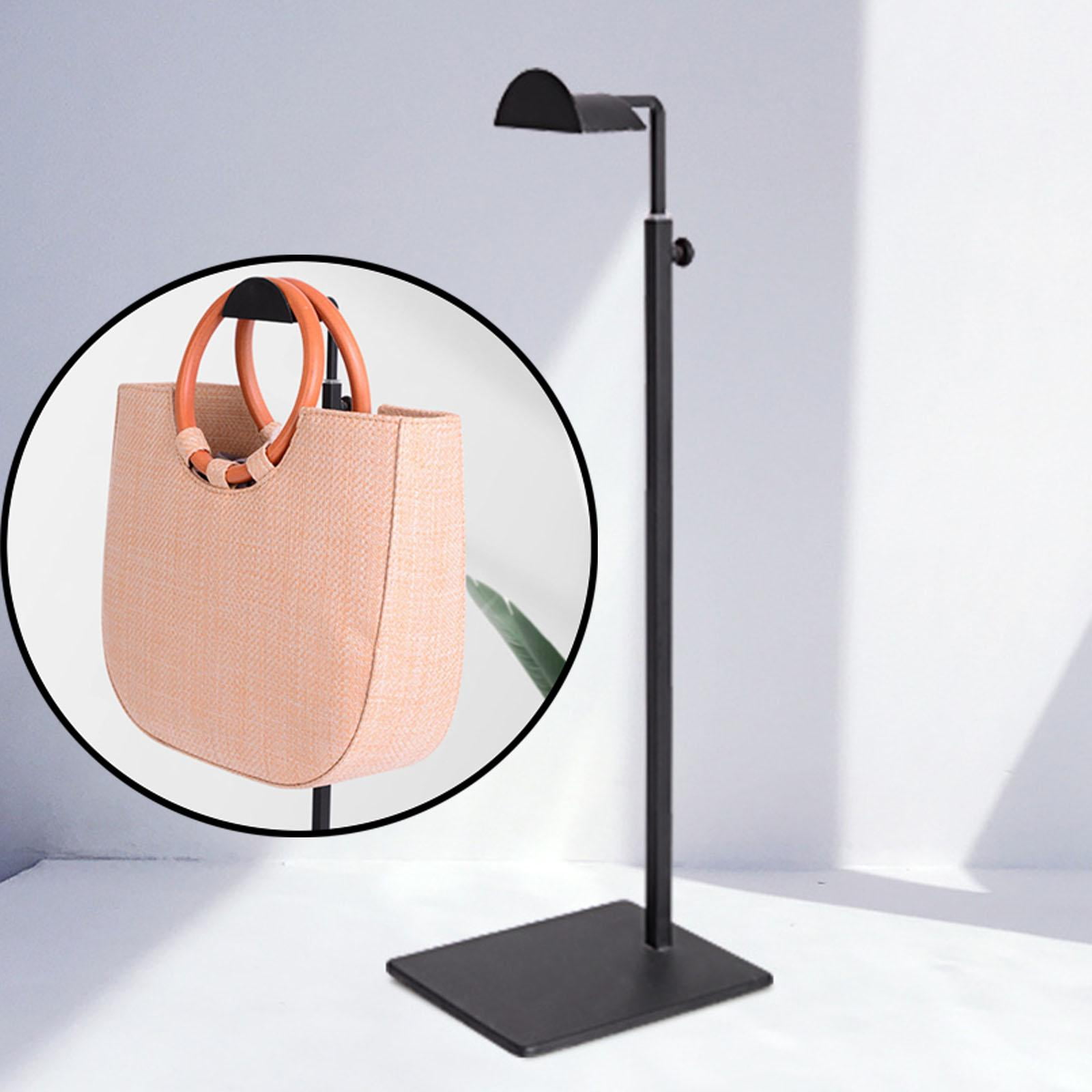 Handbag Display Stand, Metal Polished Organizer Storage Purse Display ...
