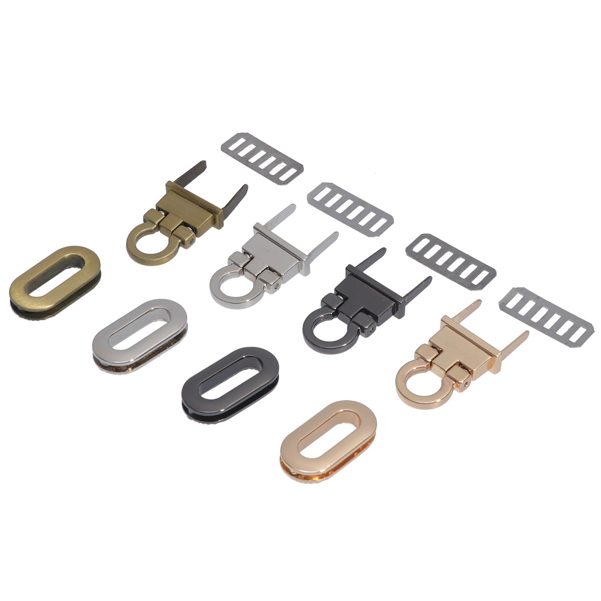 Supvox Bag Clasp Lock Purse Lock Hardware Zinc Alloy Square Lock 4PCS 1 ...