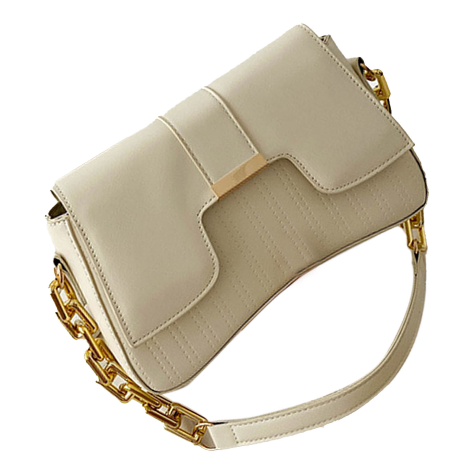 Handbag PU Simple Large Capacity Versatile Stylish Small Square ...