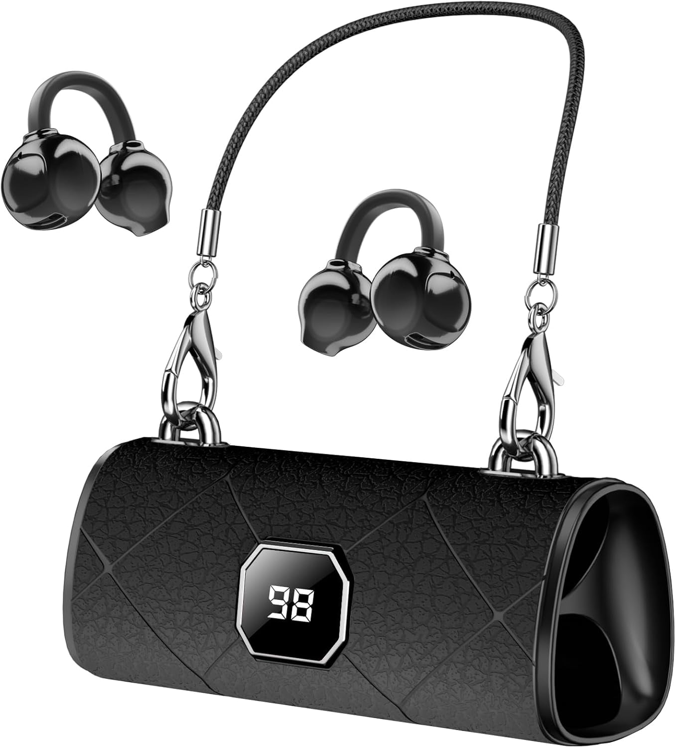 Handbag-Style Battery Compartment Smart Wireless Earbuds, Bluetooth 6.0 ...