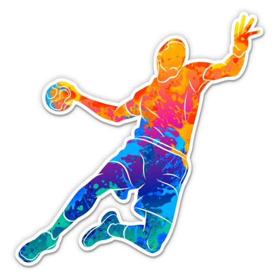 Handball - 12" Vinyl Sticker Waterproof Decal - Walmart.com