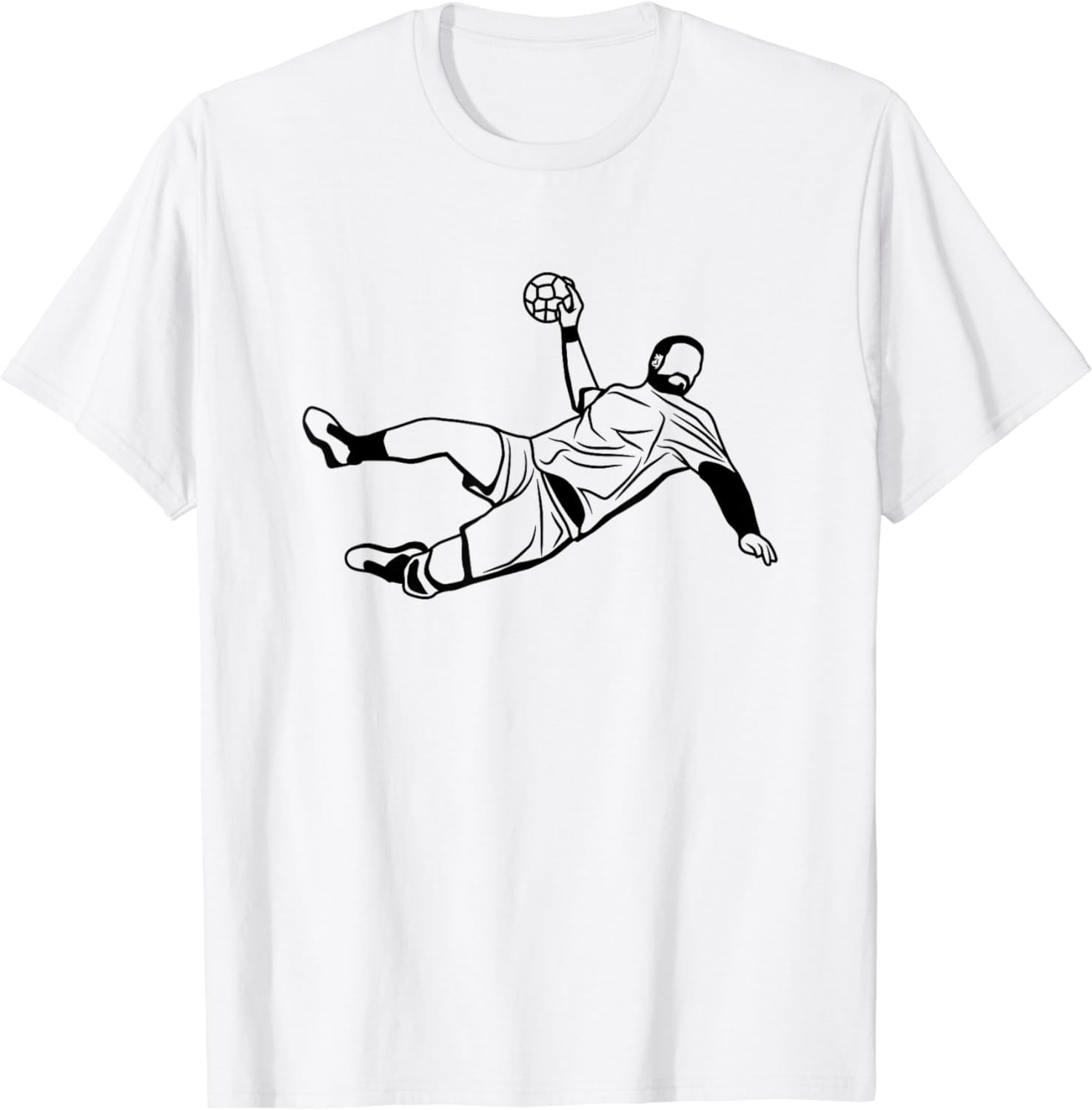 Handball Guy Handballer Ball Sports T-Shirt - Walmart.com