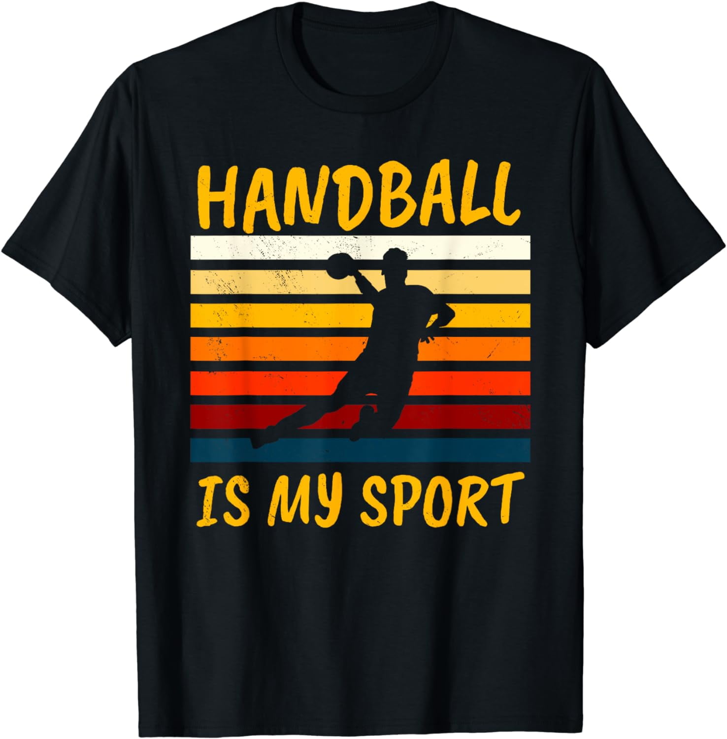 Handball Sport Team Retro Vintage Goalkeeper T-Shirt - Walmart.com