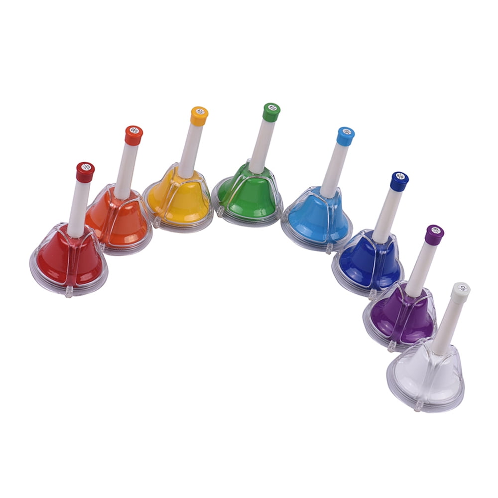 Handbell,Kids Children Musical Bell Handbell Hand Percussion Bells Kit ...