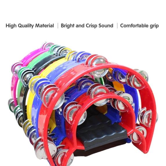 Handbell,Percussion Drum Hand Handheld Metal Hand Bell Kids Ktv Drum ...