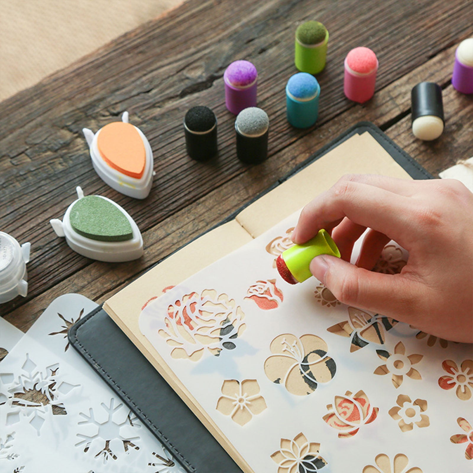 Handbook Ink Mud Smudge Tool Retro Seal Smear Tool Green Diy Sponge ... Handbook Ink Mud Smudge Tool Retro Seal Smear Tool Green Diy Sponge ...