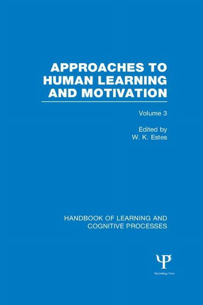 Handbook of Learning and Cognitive Proce Handbook of Learning and ...