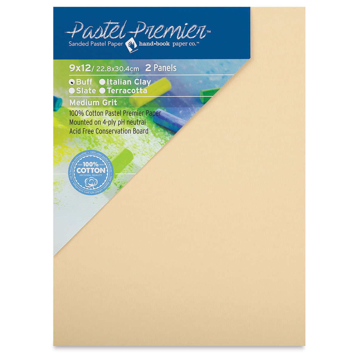 Hand Book Paper Co. Pastel Premier Conservation Panel - 9" x 12", Buff ...