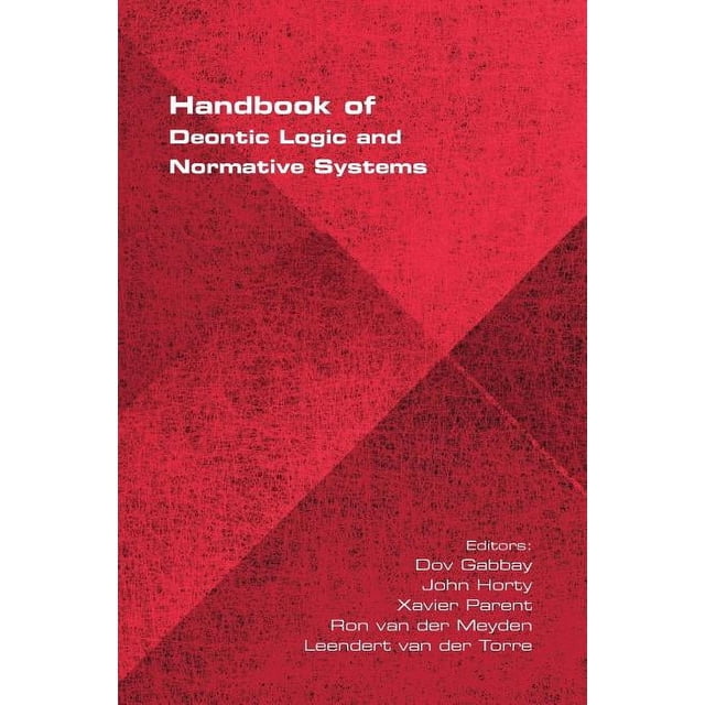 Handbook of Deontic Logic and Normative Systems (Paperback) - Walmart ...