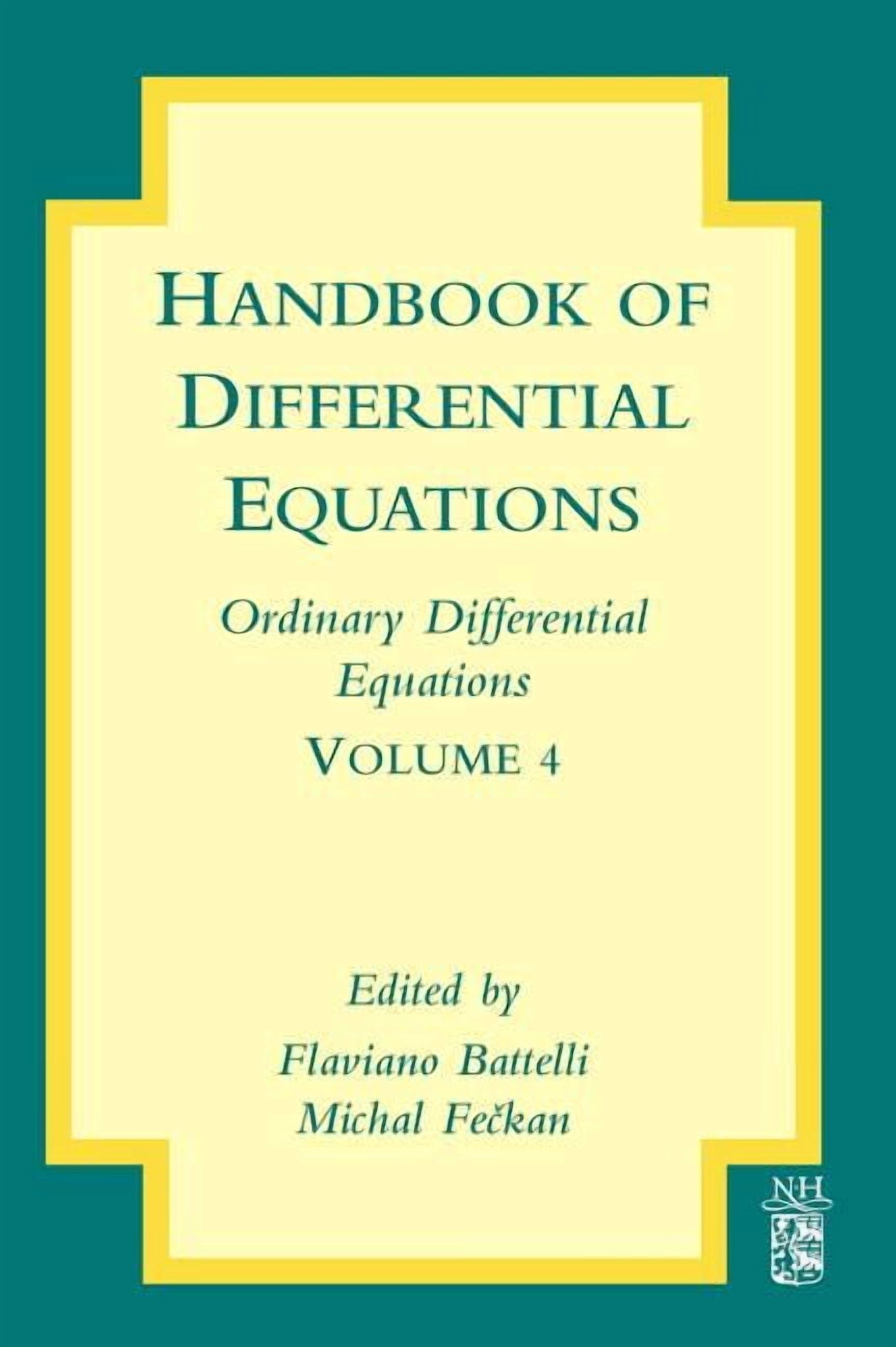 Handbook of Differential Equations: Ordi Handbook of Differential ...