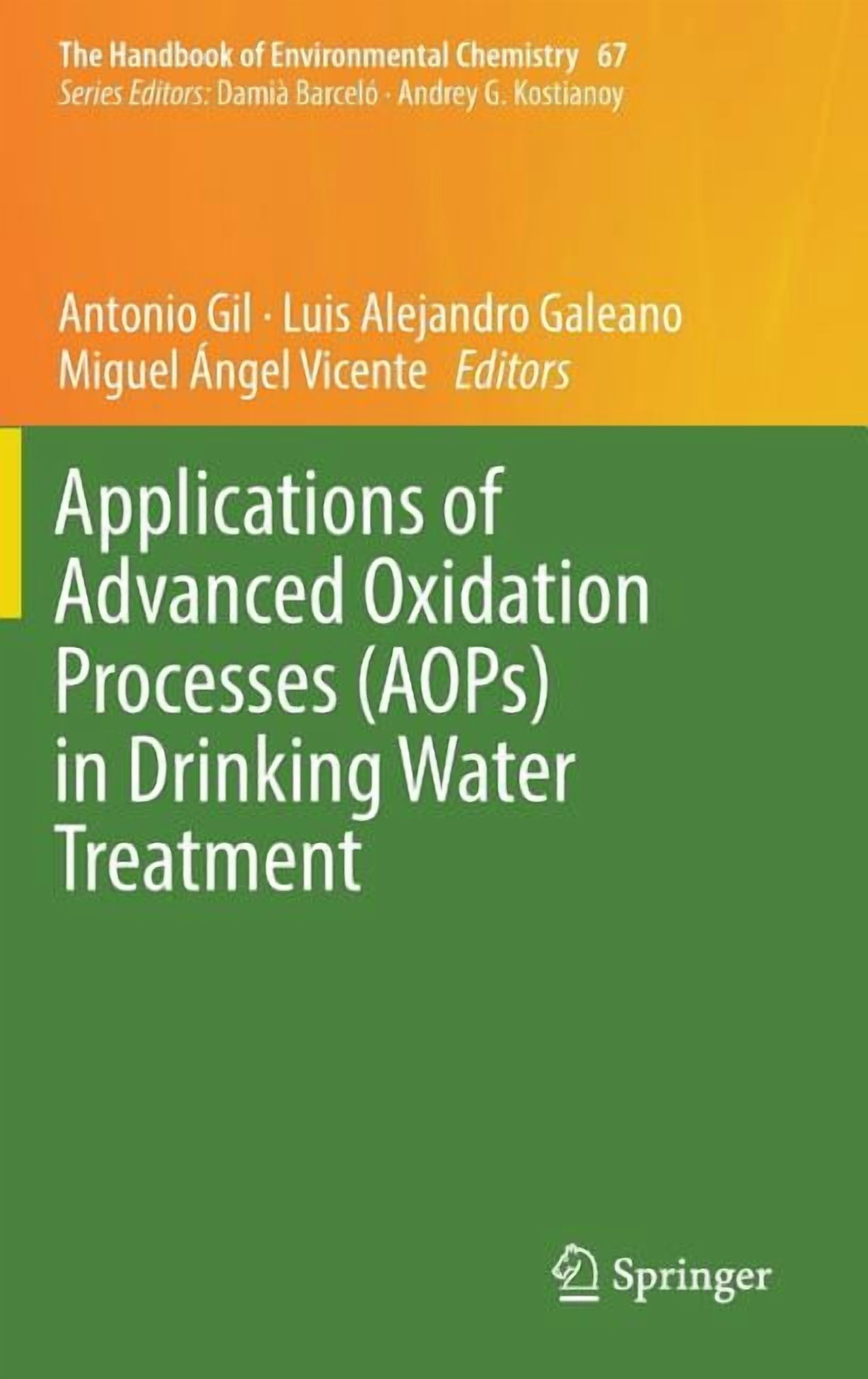 Handbook of Environmental Chemistry Applications of Advanced Oxidation ...
