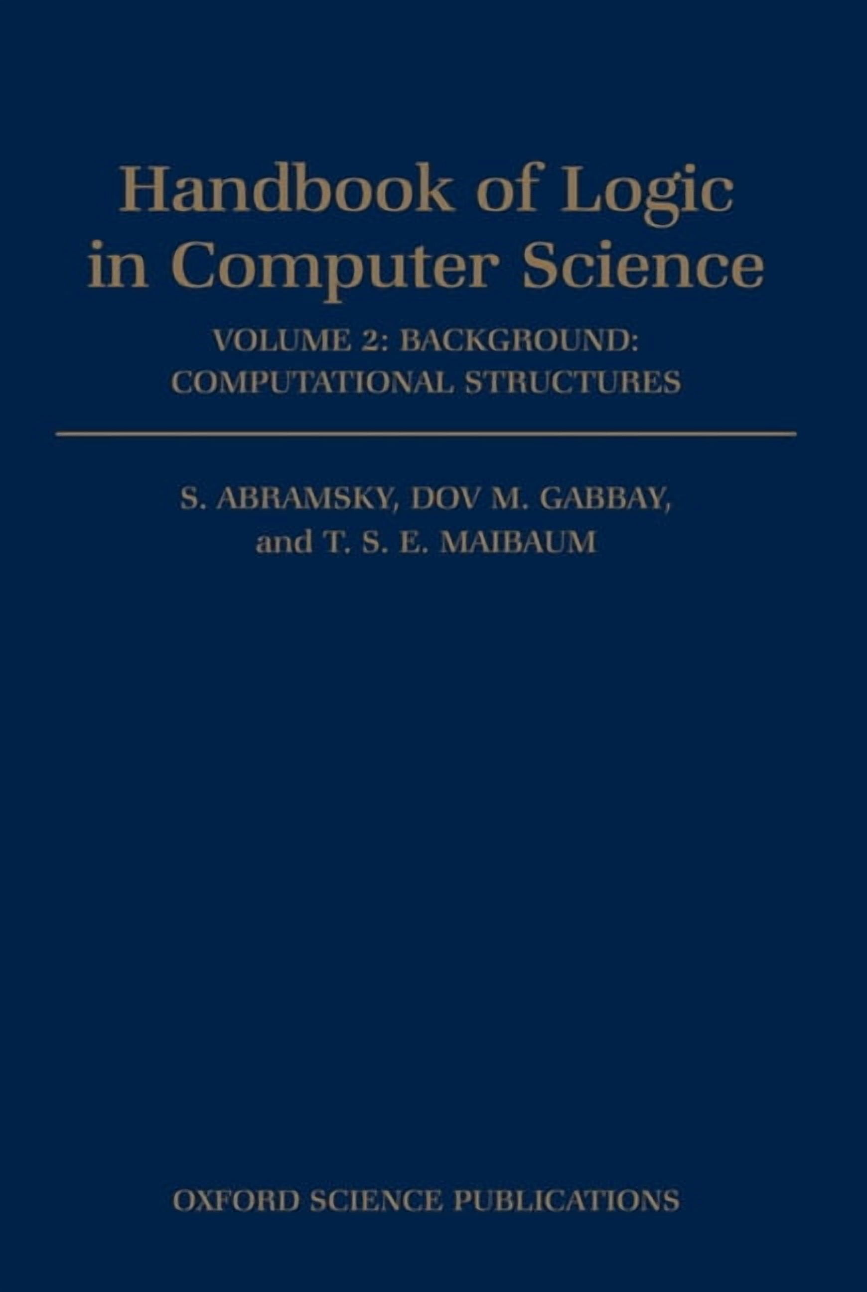Handbook of Logic in Computer Science Handbook of Logic in Computer ...