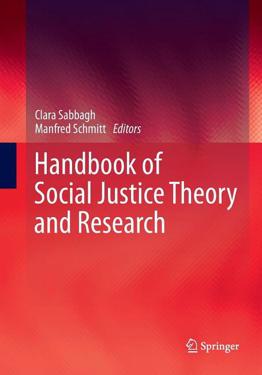 Handbook of Social Justice Theory and Research (Paperback) - Walmart.com