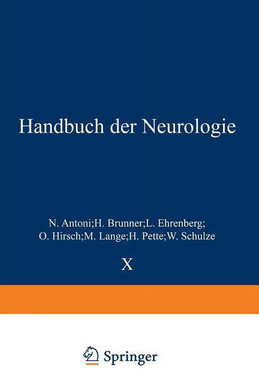Handbuch Der Neurologie Erkrankungen Der WirbelsÃ¤ule Des SchÃ¤dels Mit ...