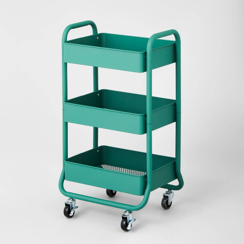Handcart storage rack, floor standing multi-layer household bedroom ...