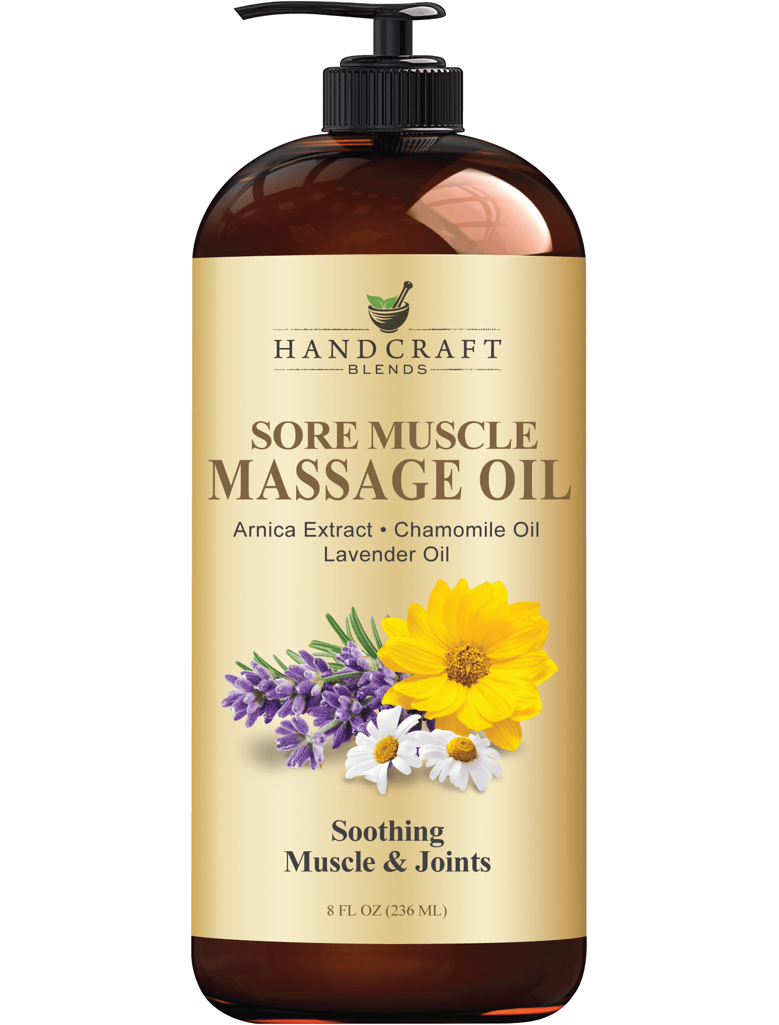 Handcraft Blends Soothing Massage Oil with Arnica & Peppermint, 8 oz ...