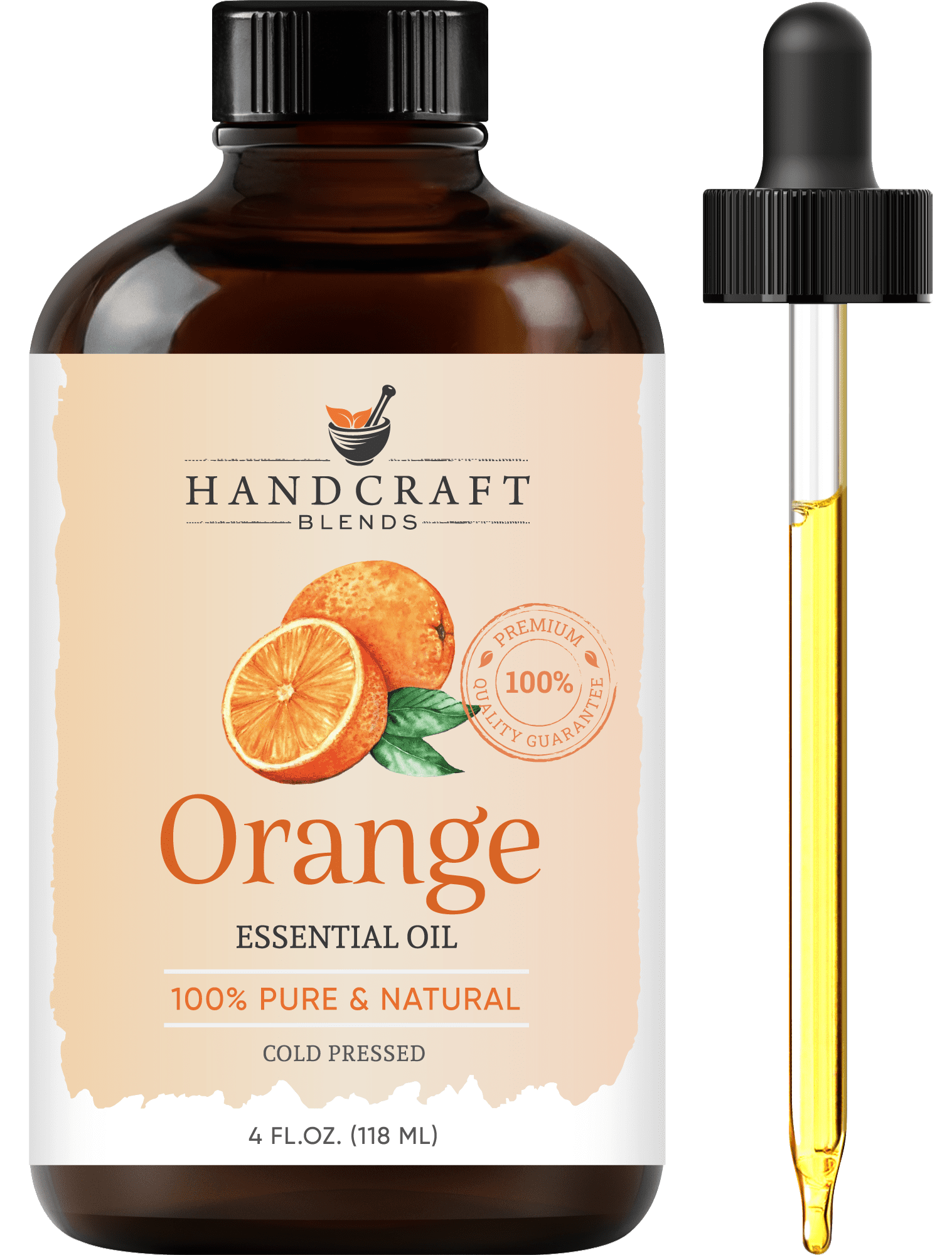 Handcraft Blends Orange Essential Oil, 100 Percent Pure, 4 Fl Oz with ...