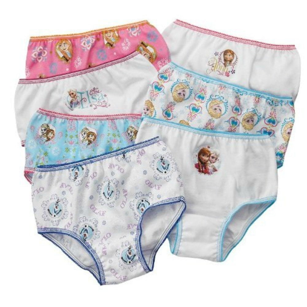Handcraft Toddler Girls Disney Frozen 7 Pack Underwear - Size 2T/3T ...