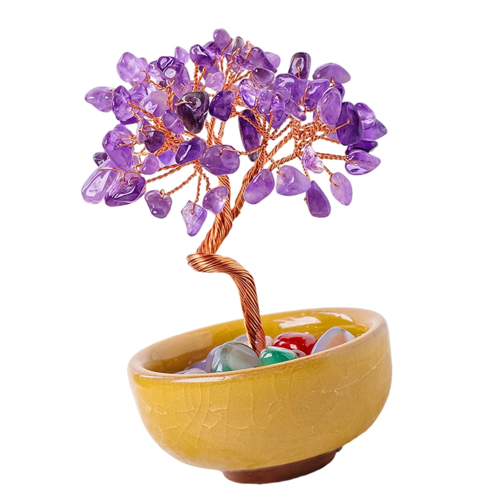 Handcraft Crystal Stone Wealth Tree Crystal Stone Money Tree for , for ...
