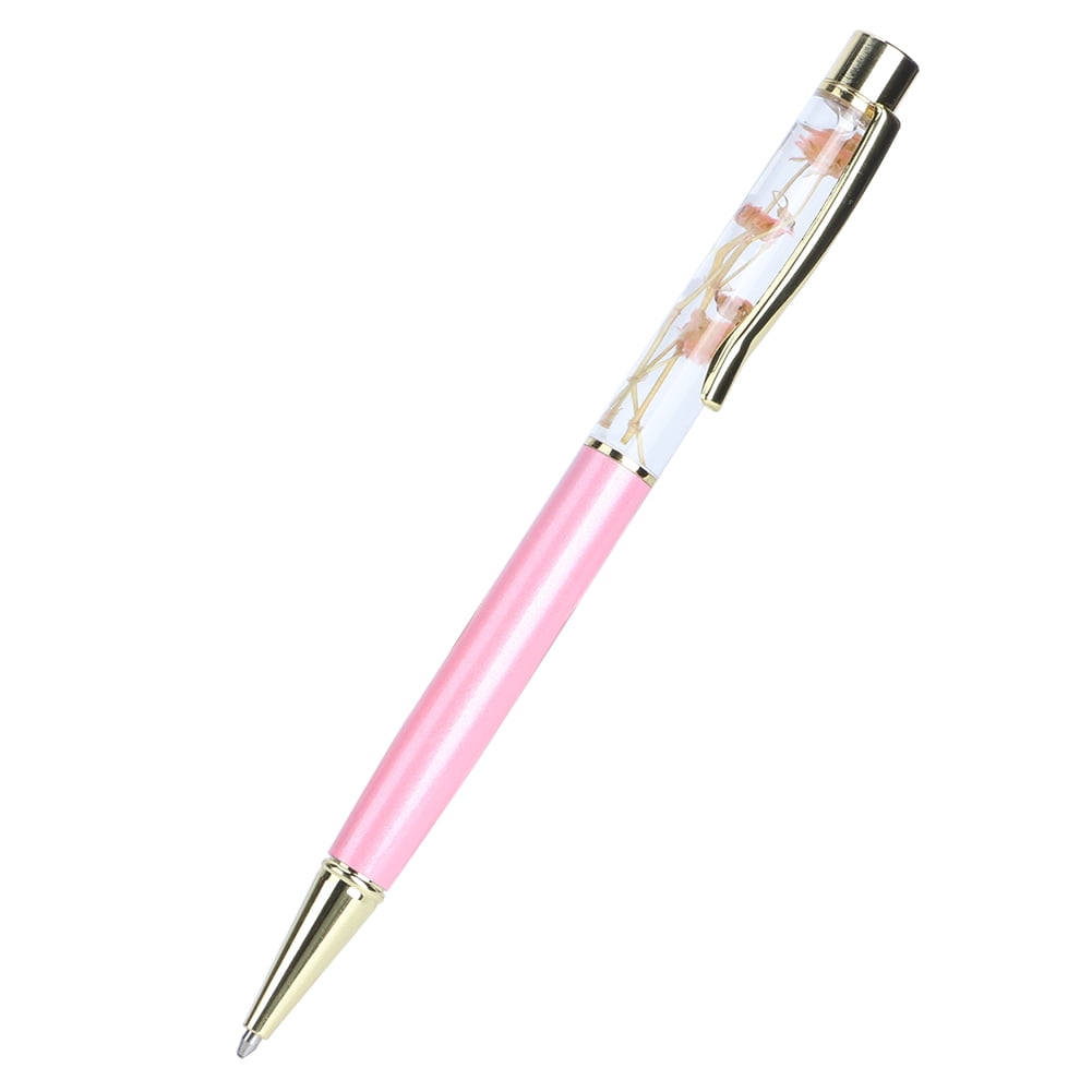 Handcraft Floating Flower Metal Oil Pen Writing Signatures Calligraphy ...