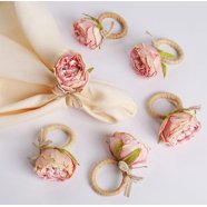 DII Modern Casted Brass Assorted Spoon Napkin Rings in Silver (Set of 4 ...