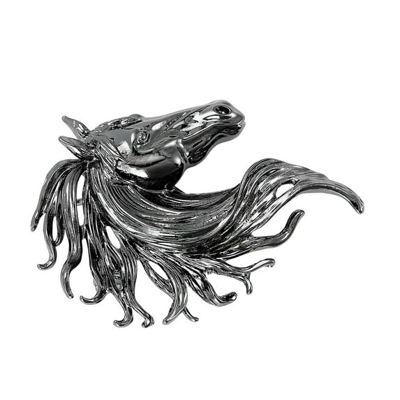 Handcraft Horse Head Brooch Portable Alloy Accessory for Casual Formal ...