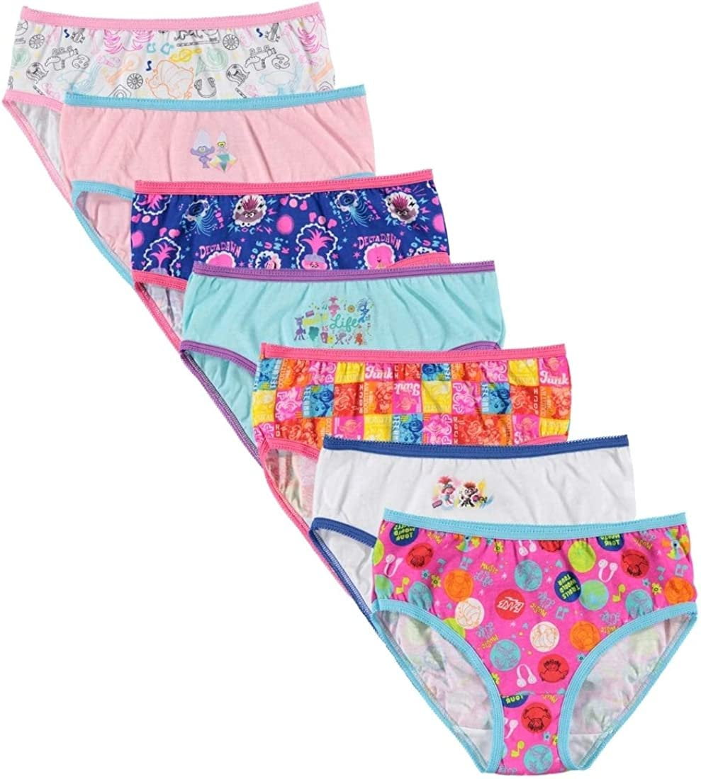 Handcraft Mfg Trolls Cotton Panties, Assorted 7 Pack (Girl’s) - Walmart.com