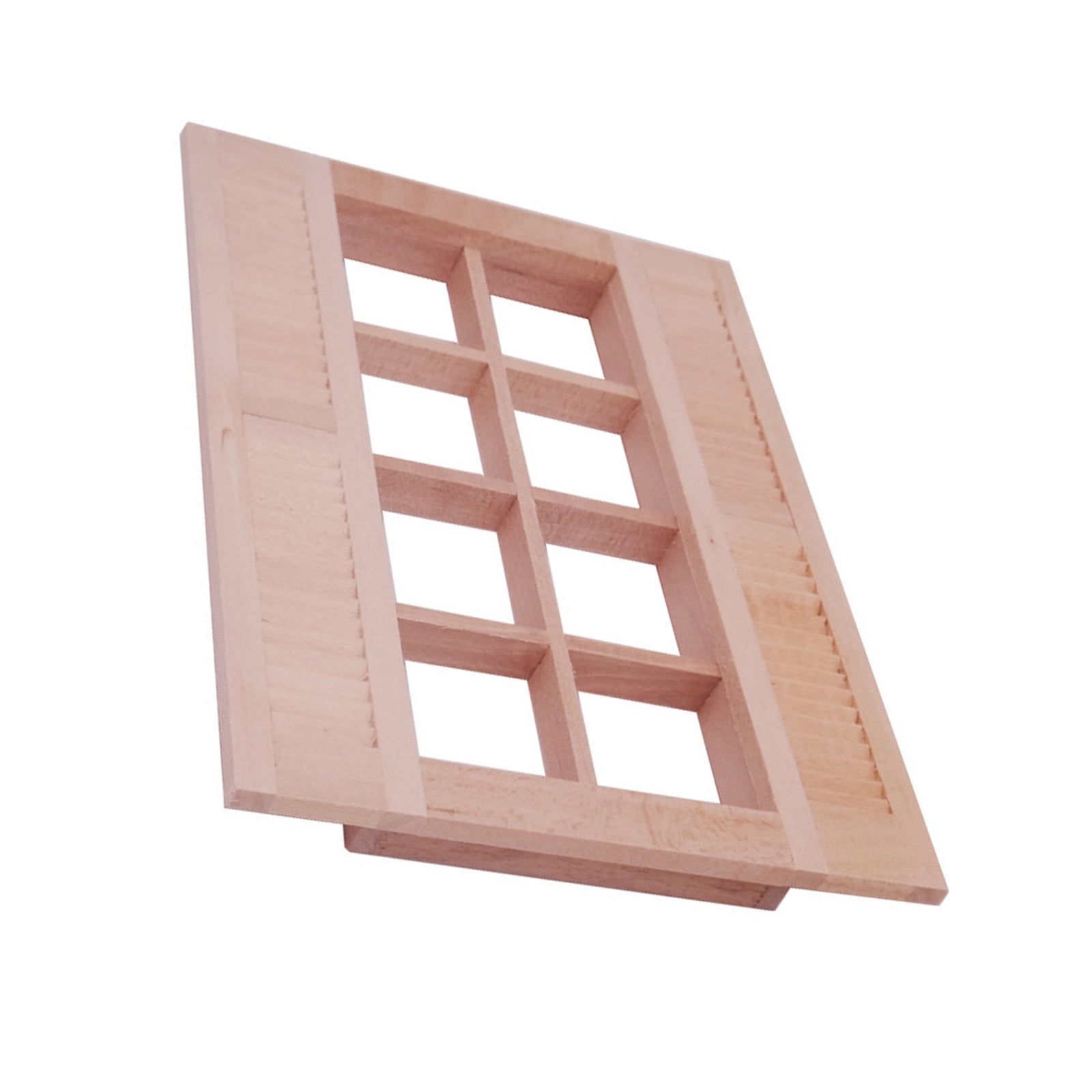 Handcraft Miniature Dollhouses Window Blinds Wooden Shutter 1/12 Scale ...