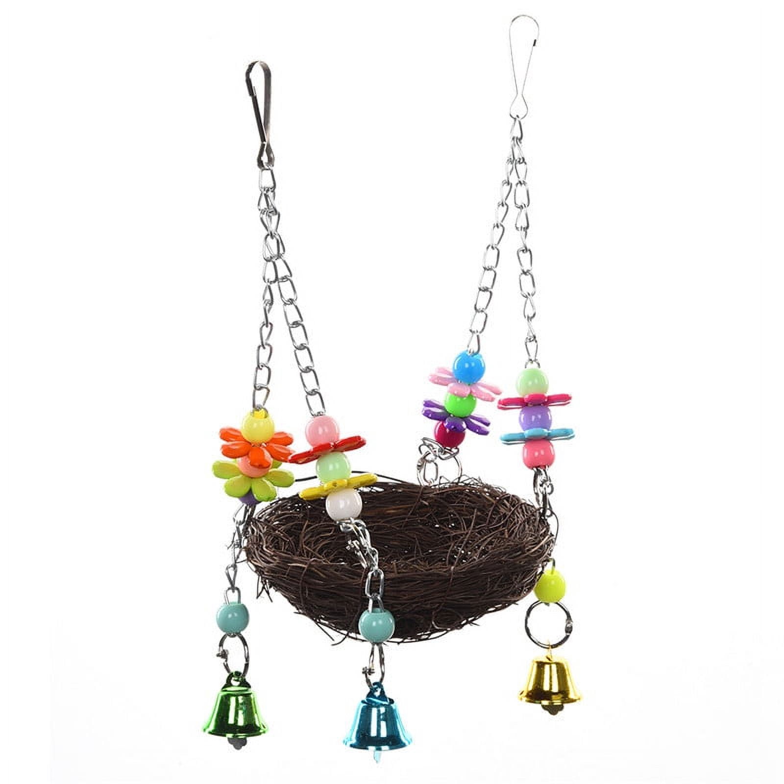 Handcraft Nest Toys For Birds parrots To Play Bite Climb Bird Swing ...